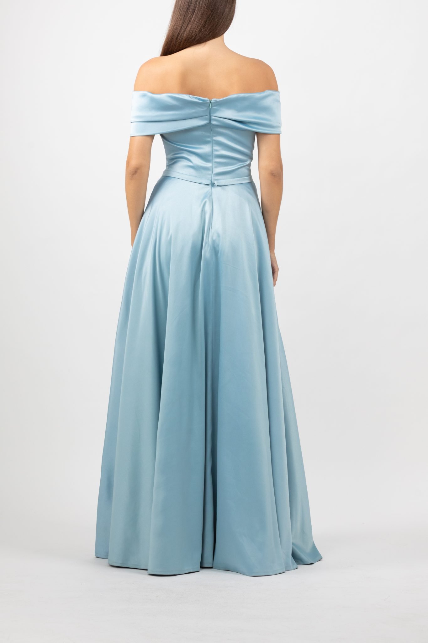 OFF-Shoulder A-Line Evening Dress - Alesayi Fashion